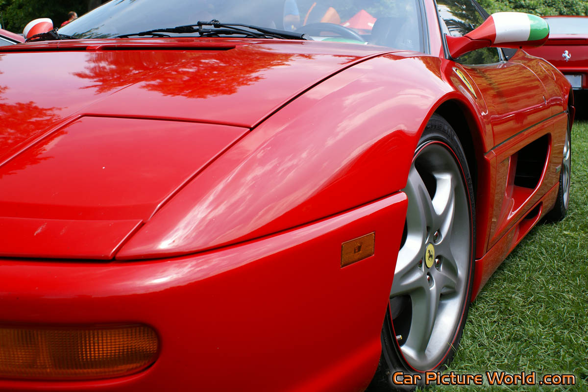 Red Ferrari 355 F1 Spider Left Angle Picture