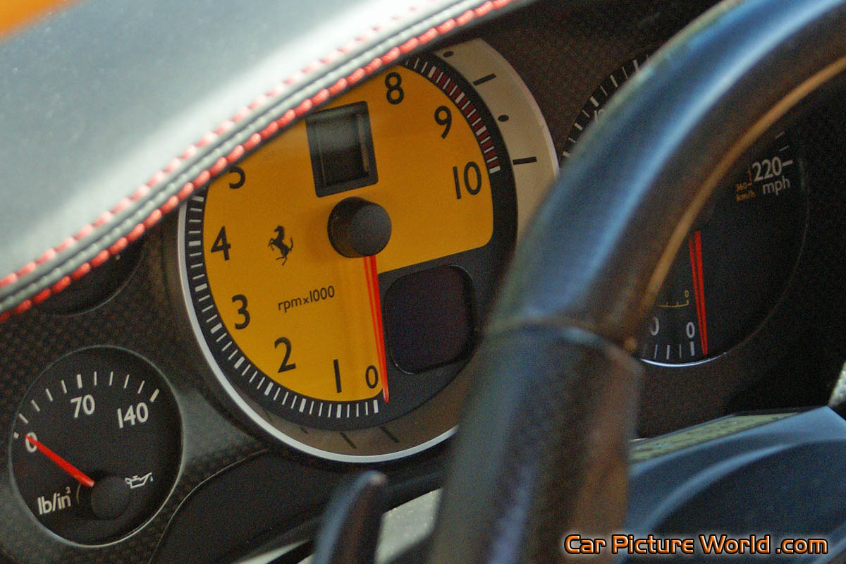 F430 F1 Tachometer Picture