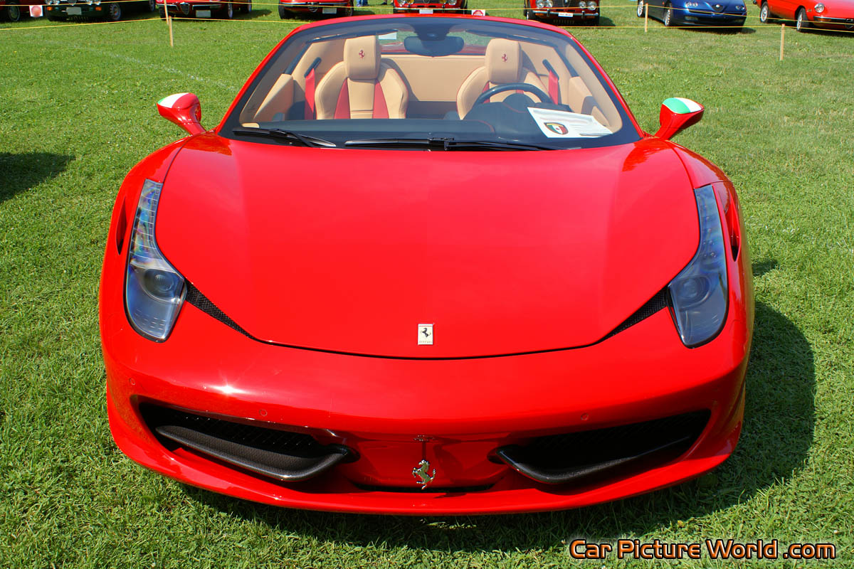 2013 Ferrari 458 Spider Front Picture