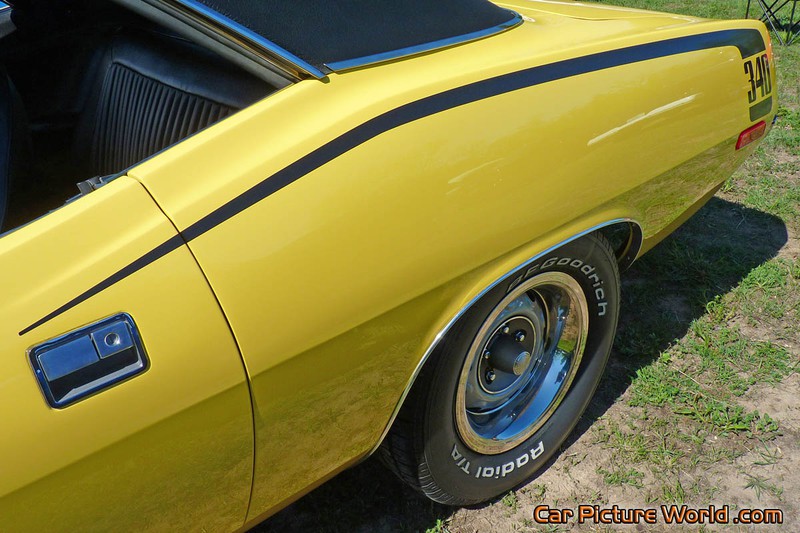 1972 340 Cuda Rear Fender Stripe